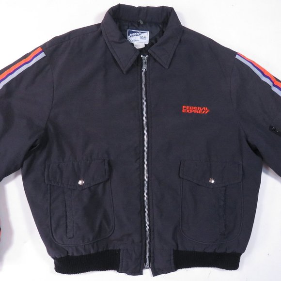 stan herman | Jackets & Coats | Vintage 8s 90s Federal Express Fed Ex ...